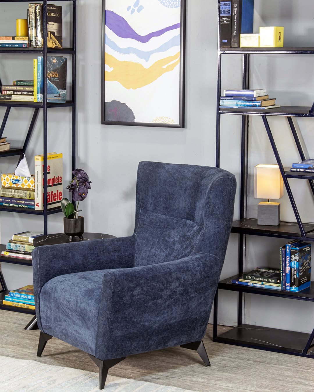 CUPIO Wing Chair (Blue) – IDEUS HOME